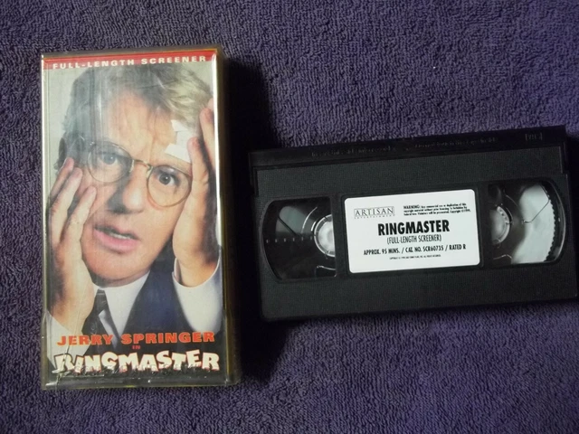 RINGMASTER - JERRY Springer, Jaime Pressly (VHS, parodie) écran pleine ...