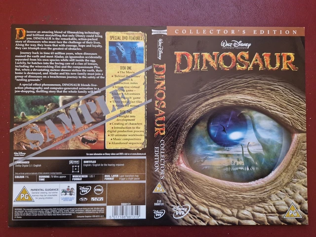 DINOSAUR - WALT Disney - Promo Sample DVD Sleeve/Cover (NO DISC) # ...