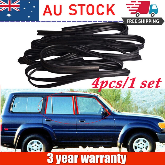 DOOR WINDOW CHANNEL Bailey Rubber Kit New for Toyota LandCruiser 80 ...