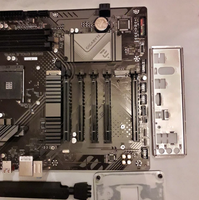 GIGABYTE B550 EAGLE WIFI6 Motherboard - AMD Ryzen 5000 G-Series CPUs 10 ...