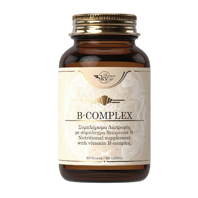 SKY PREMIUM LIFE B-Complex Vitamins for Energy Boost & Strong Immune 60 ...