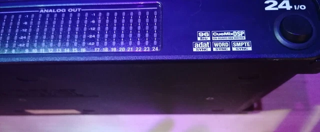 MOTU 24 I/O 24-Channel AD DA Converter 24IO Interface, Motu-Audiowire ...