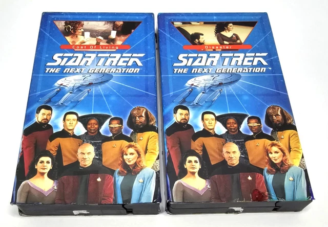 STAR TREK THE Next Generation Disaster VHS 1996 & Cost Of Living VHS ...