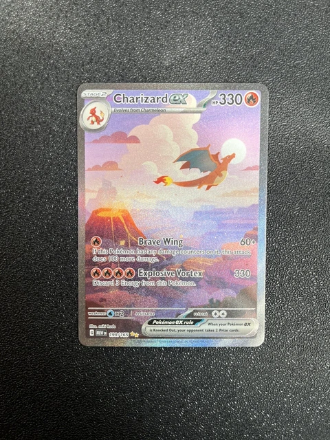 CHARIZARD EX 199/165 English Pokemon 151 Special Illustration ...