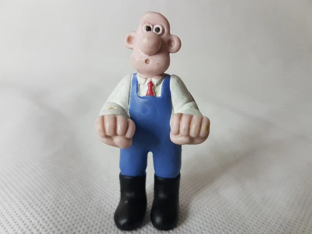 VINTAGE WALLACE AND Gromit Thinking Gromit Mini Figure Toy 1989 W & G ...