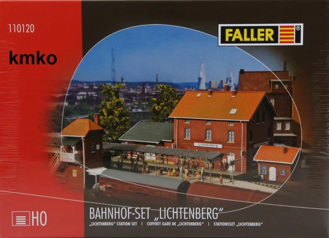 FALLER SIEHE BILDER 110120 Bhf.-Set Lichtenberg neu und OVP EUR 49,95 ...