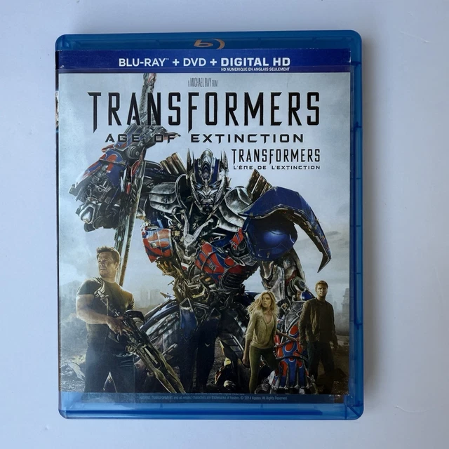 TRANSFORMERS AGE OF Extinction Blu-Ray DVD Digital HD Movie 3 Discs ...
