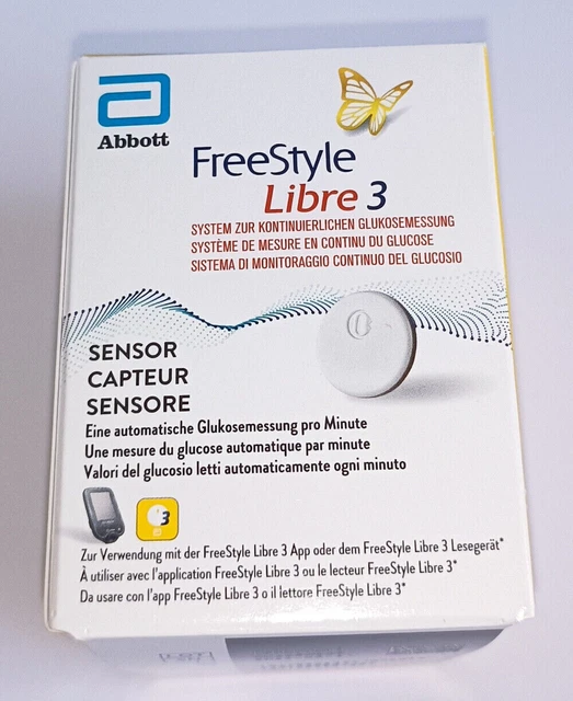 FREESTYLE LIBRE 3 Sensor NEU MHD 31/07/2026 EUR 59,90 - PicClick DE
