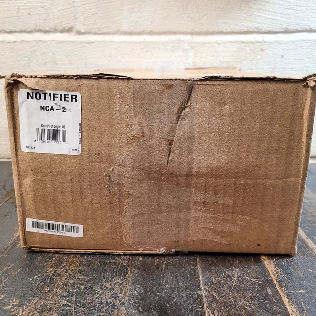 NOTIFIER NCA-2 NETWORK Control Annunciator - Brand New - V29 - Mfg Date ...