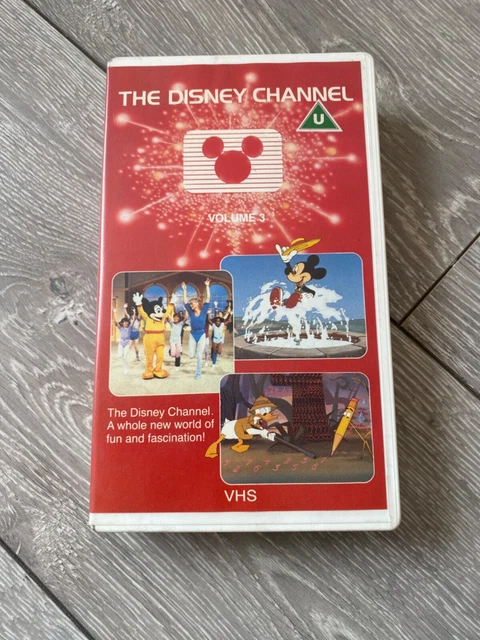 THE DISNEY CHANNEL VOL. 3 Pre Cert VHS video RARE Ex Rental MICKY MOUSE ...