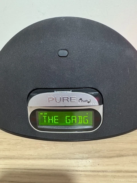 PURE CONTOUR 100DI DAB FM Radio Alarm Clock With iPod Dock - No Remote ...