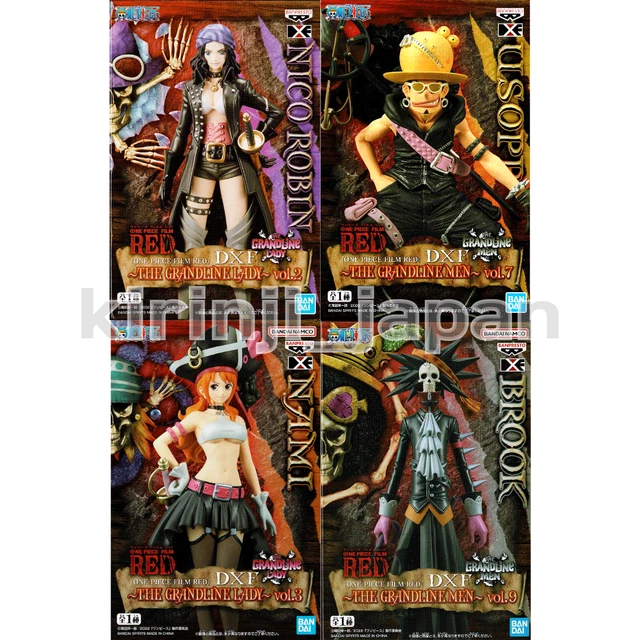 ONE PIECE FILM RED Uta Nico Robin Nami Figure Set of 3 DXF THE ...