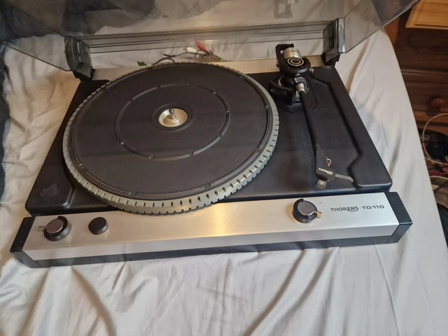 RETRO THORENS TD110 2-Speed Belt-Drive Turntable Manual 1977-1982 ...