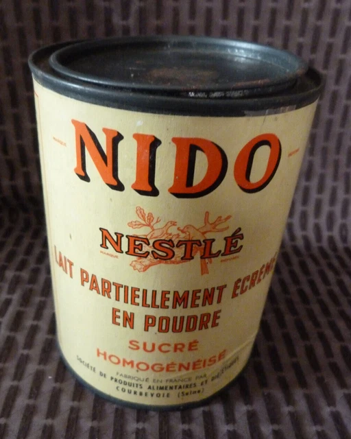 NESTLÉ : ANCIENNE Boite Nido, Lait En Poudre. EUR 6,00 - PicClick FR