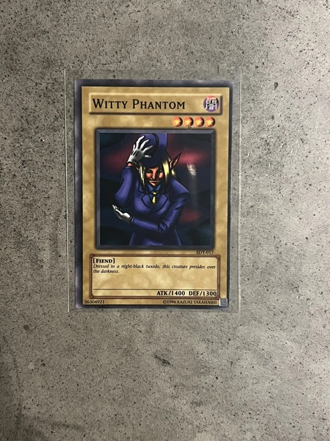 CARTE CARD YU-GI-OH Konami 1996 Edition Witty Phantom SDY-017 Tres Bon État En EUR 1,90 ...