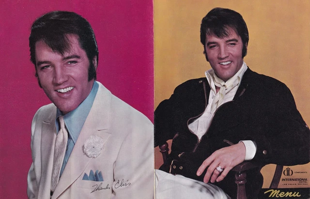 ELVIS PRESLEY-ORIGINAL SUMMER Festival Menu International Hotel, Las ...