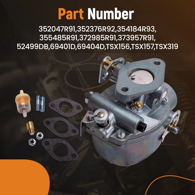 CARBURETOR AFTERMARKET FOR IH Farmall Tractor A, AV, B, BN, C,SUPER ...