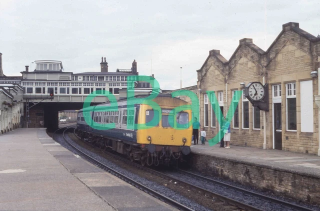 35MM RAILWAY SLIDE of Class 111 DMU E78719 @ Keighley Copyright to ...