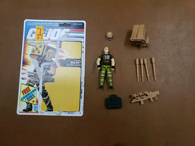 SALVO V1 1990 99% Complete GI Joe ARAH Full file card $29.99 - PicClick