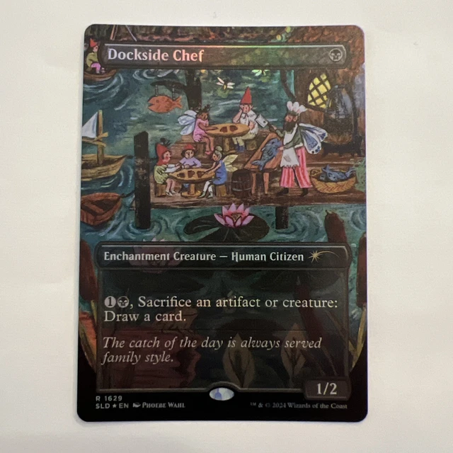 DOCKSIDE CHEF FOIL Secret Lair SLD Phoebe Wahl MTG COMME NEUF 1629 rare ...