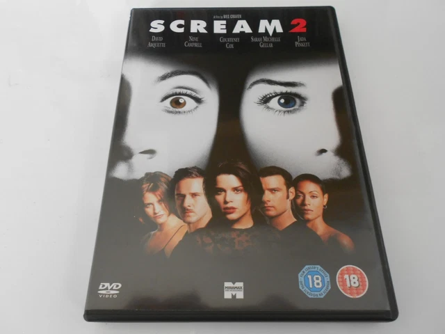 SCREAM 2 (DVD) Wes Craven, Neve Campbell, Coutrney Cox, David Arquette ...