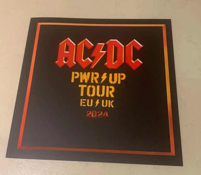 AC/DC PWR/UP UK /EU Tour Program 2024 $106.96 - PicClick AU