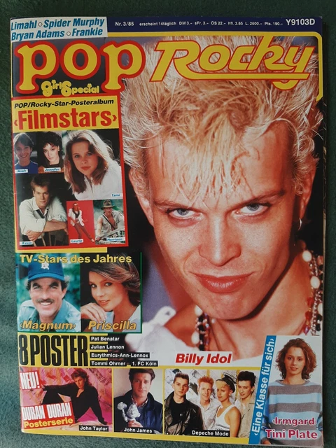 1985 POP ROCKY Nr. 3 85 guter Zustand Jugend Zeitschrift Musik EUR 24 ...