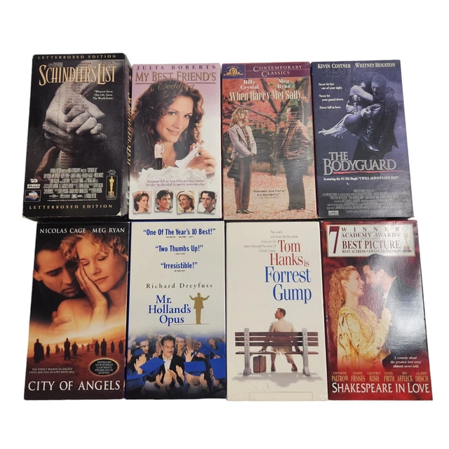 VINTAGE VHS VIDEO Tapes Classic 80s 90s Classic Drama Movie Movies Lot ...