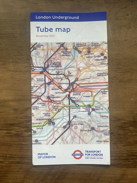 NOVEMBER 2022 TUBE Map - London Underground and Elizabeth Line ...