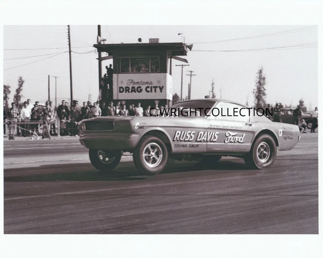 1960S DRAG RACING-GAS Ronda's 1966 427 SOHC Stretched Mustang-Fontana ...