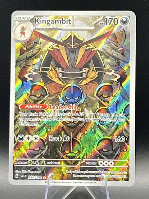 POKÉMON TCG KINGAMBIT Scarlet & Violet Base Set 220/198 Holo Illustration Rare $25.00 - PicClick AU