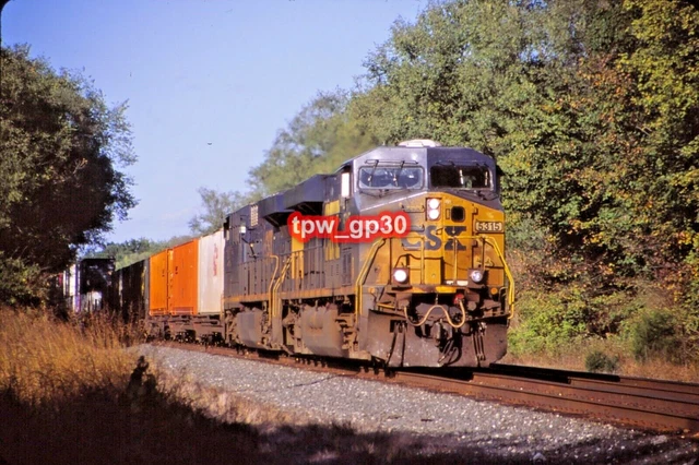 ORIGINAL SLIDE CSX CSXT ES44DC #5315 action Collinsville IL. EUR 3,04 ...