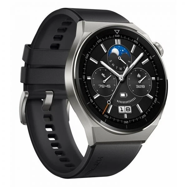 HUAWEI ODN-B19 WATCH GT3 Pro 46mm Titanium classic Model Black ...
