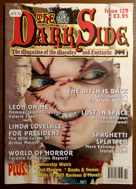 THE DARK SIDE: Issue 129, Oct/Nov 2007 - UK Horror Magazine / Sybil ...