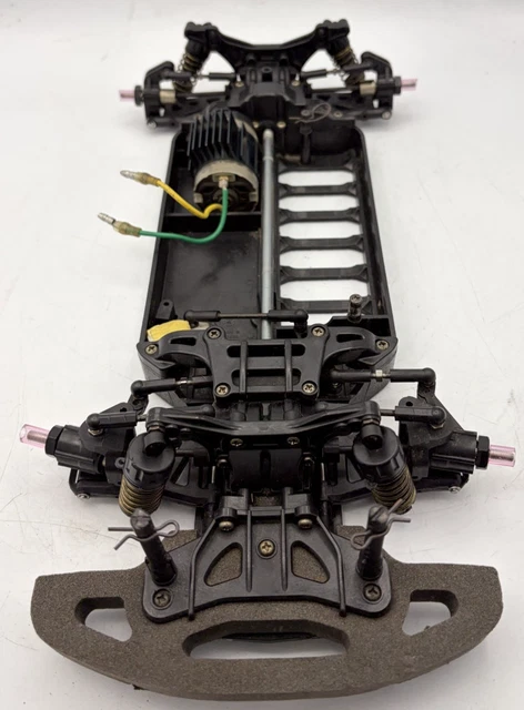 FOR PARTS TAMIYA TB-02 chassis with motor £98.70 - PicClick UK