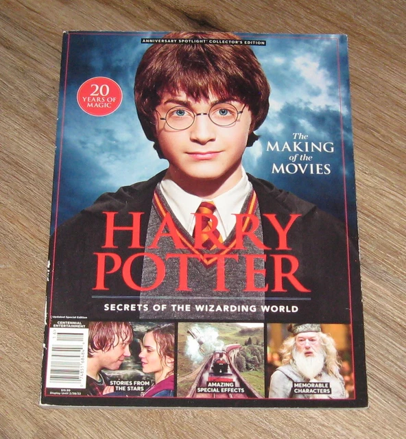 HARRY POTTER MAGAZINE Spotlight 20 Years Of Magic EMMA WATSON Daniel ...