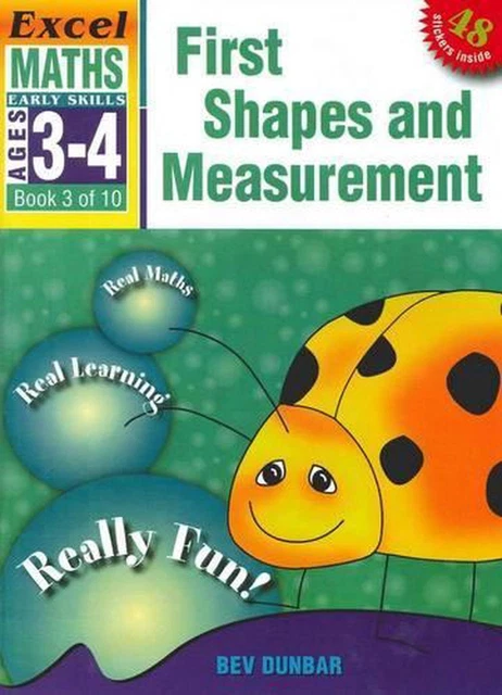 FIRST SHAPES AND Measurement: Excel Maths Early Skills Ages 3-4: Book 3 of 10 by $20.50 ...