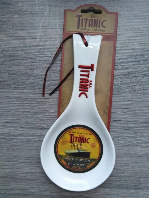RMS TITANIC Vintage Collection Ceramic Spoon Rest by Shamrock Gift Co £ ...