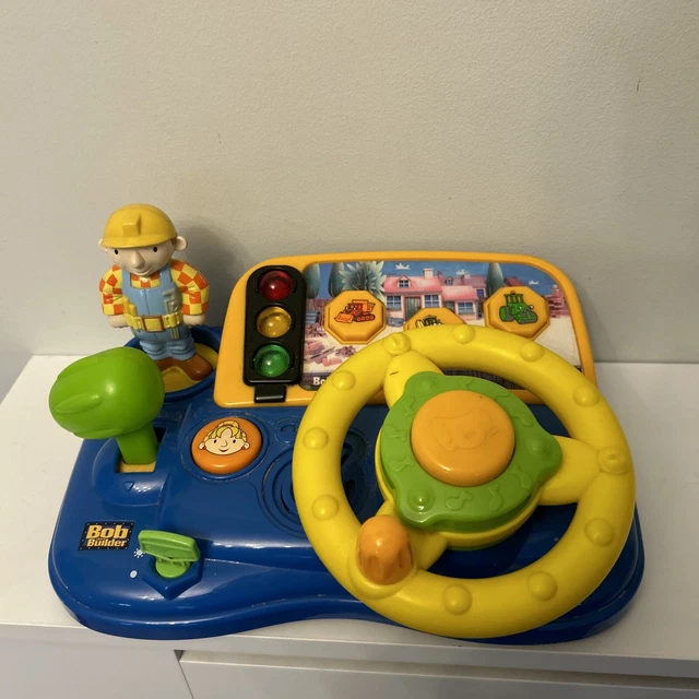 VTECH BOB THE Builder Activity Driver Toy Steering Wheel Car Sounds ...