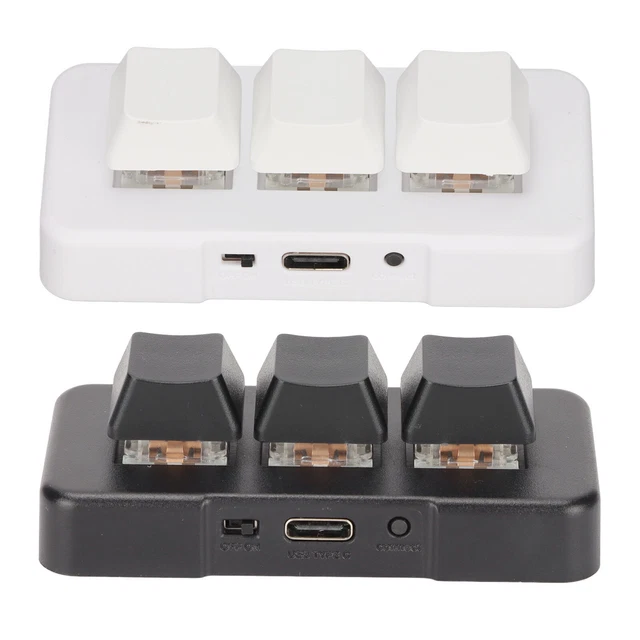 3 KEY KEYPAD RGB Backlit 3 Keys USB Interface Mini Mechanical ...
