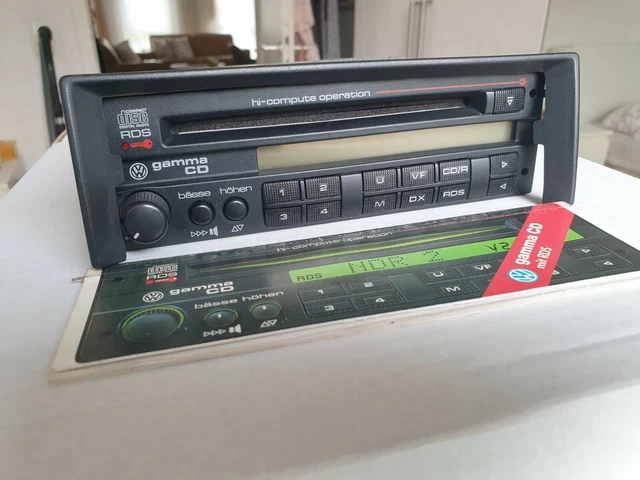 VW GOLF 2 Gamma 3 CD Radio Rally G60 GTI GT 16V GTD Corrado VR6 Jubi ...