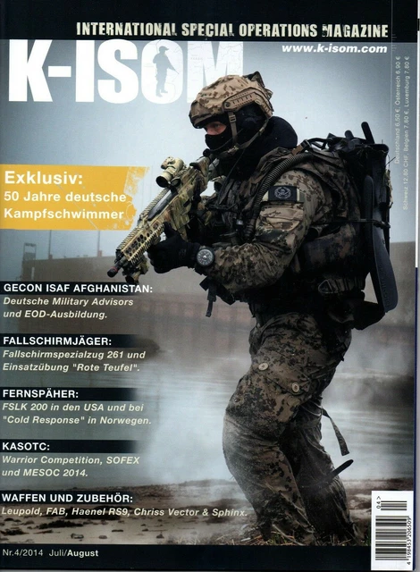K-ISOM 4/2014: KOMMANDO Magazin KSK Spezialkräfte Ausrüstung Ausbildung ...