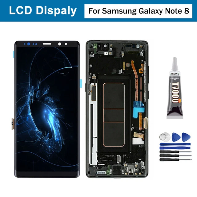 CADRE D'ASSEMBLAGE NUMÉRISEUR écran tactile LCD pour Samsung Galaxy Note8 EUR 170,44 - PicClick FR