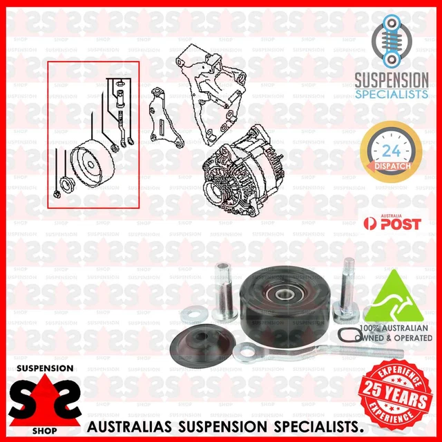 TENSIONER PULLEY, V-RIBBED Belt Suit NISSAN Navara Np300 (D40) 2.5 dCi NAVARA EUR 53,28 ...