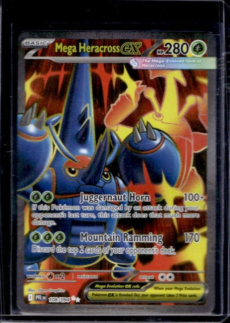 2025 POKEMON PHANTASMAL Flames Mega Heracross ex Ultra Rare #108/094 £0 ...