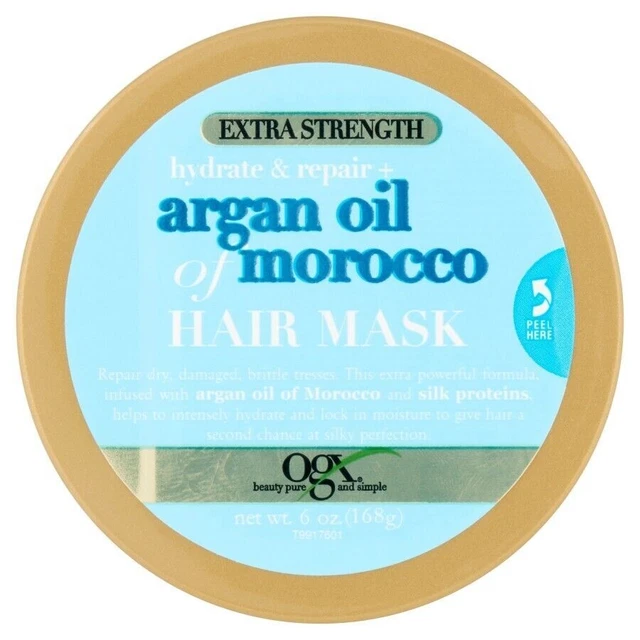 OGX MASQUE CHEVEUX 168 Ml. Pot Restoring Argan EUR 22,33 - PicClick FR