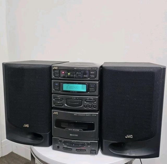 JVC UX-A4 MICRO Component System, Radio AM FM, CD Player * Tape Player ...