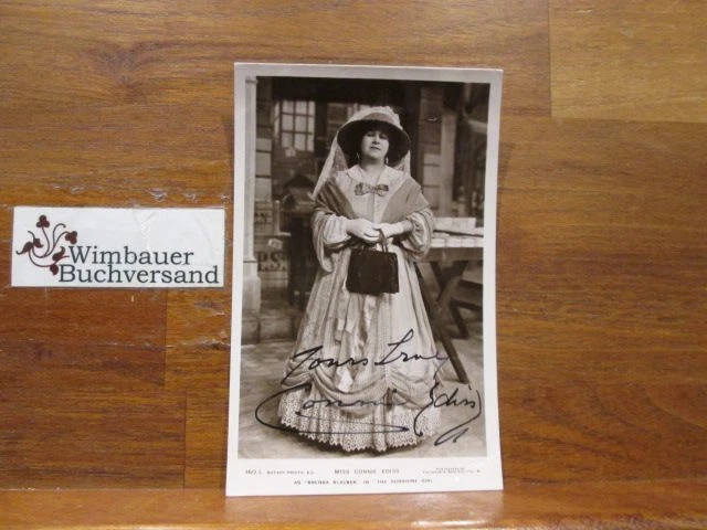 ORIGINAL AUTOGRAPH CONNIE Ediss English Actress 1871-1934 // Autograph ...