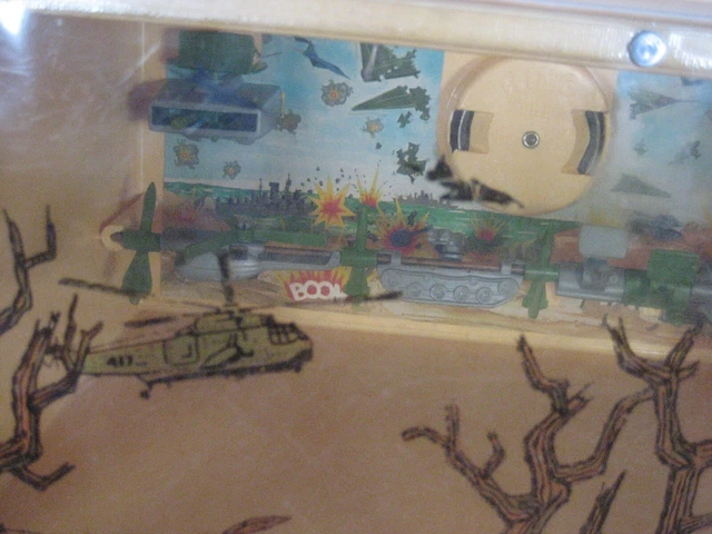 VINTAGE MARX BATTLE Zone Shooting Gallery With Gun & Box Working £33.51 ...