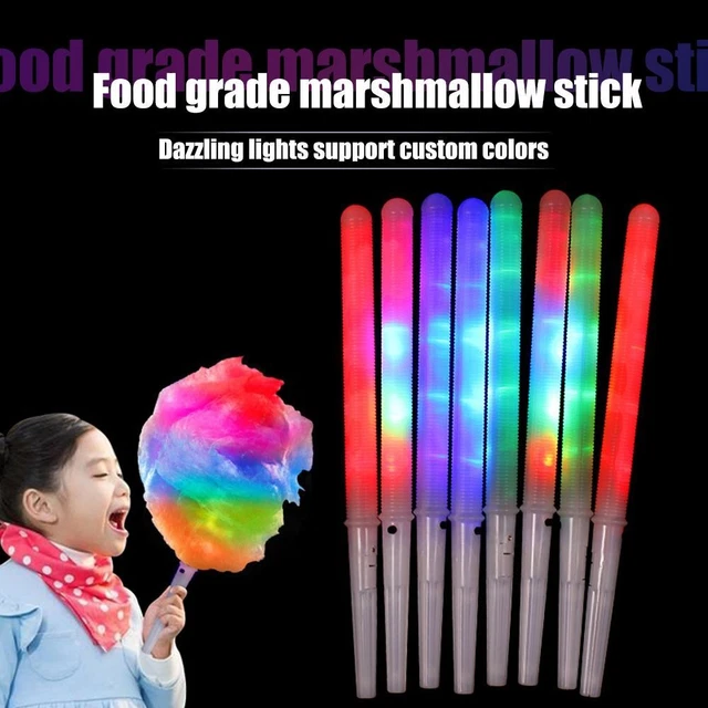 LUCI BASTONCINI LUMINOSI zucchero bastoni coni zucchero filato stick ...